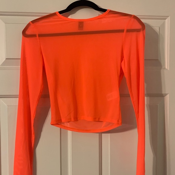 Windsor | Tops | Windsor Long Sleeve Sheer Crop Top | Poshmark